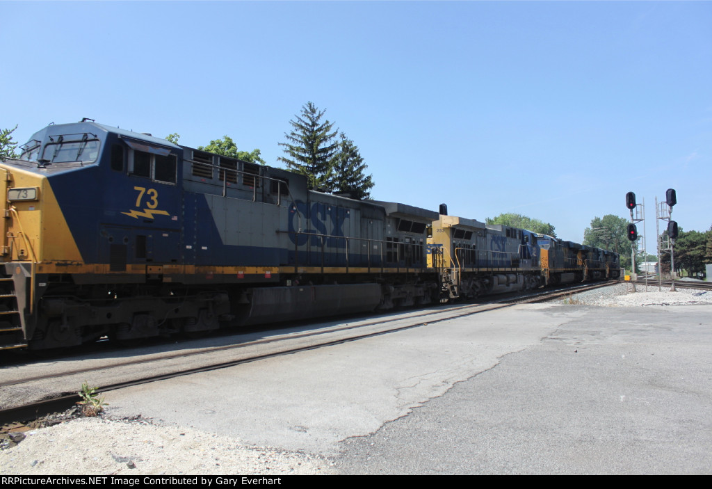 CSX 806, CSX 5367, CSX 896, CSX 253, CSX 73 with 2 more to come